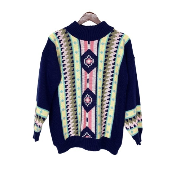 Clifton Place | Sweaters | Rare Vintage Clifton Place Pastel Pixelated ...